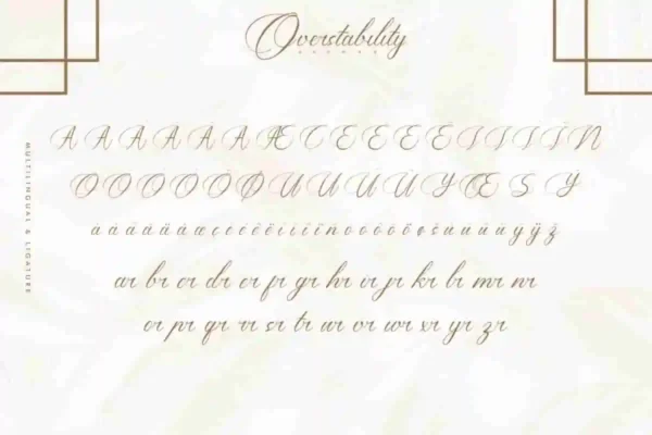 Overstability Handwriting Font by Rais Project Studio