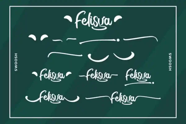 Felisya Calligraphy Font by Rais Project Studio