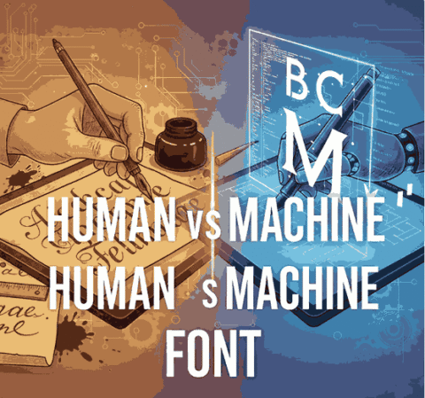 Human vs Machine Font Design: How AI and Designers Shape